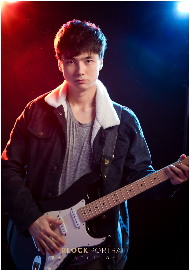 Senior Portrait Poses | Music - Block Portrait Studios